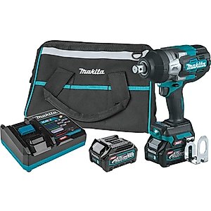 Makita 40V Max XGT Brushless Lithium-Ion 3/4-Inch Cordless 4-Speed High-Torque Impact Wrench with Friction Ring Kit