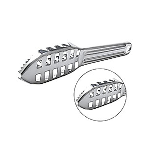 Housoutil 2pcs Power Tools Seafood Tools Fish Bone Tweezers Fish Skin Cleaner Fish Scale Scraper Remover Fish Scales Silver Daily Use Detergent Fish Scale Brush