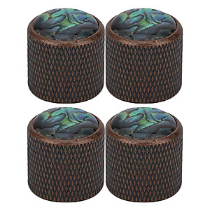 Demeras Electric Guitar Knobs, Tone Volume Control Knob Volume Knob Guitar Potentiometer Knob for Electric Bass (Bronze, Caibei) Accesorios de rendimiento