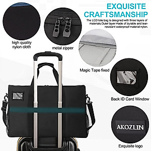 AKOZLIN LCD Screens/TVs(up to 2) Transport Tote Bag for 27" - 32" Displays Padded Monitor Carrying Travel Case (NOT FOR IMAC) With Shoulder Strap