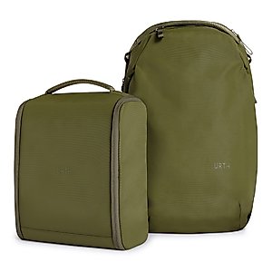 Urth Norite 24L Modular Camera Backpack – for DSLR Camera, Lens, 15/16” Laptop, Weatherproof + Recycled (Green)