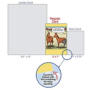 NobleWorks - Funny Get Well Soon Card with Envelope - Surgery Humor, Feel Better Recovery Greeting Card - Hip Replacement C1770GWG