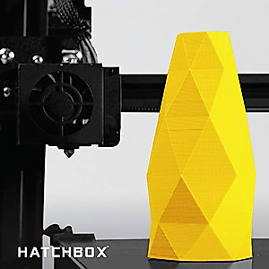 HATCHBOX PLA PRO+ 3D Printer Filament, Dimensional Accuracy +/- 0.03 mm, 1 kg Spool, 1.75 mm, Yellow