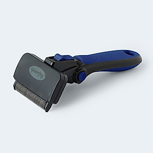 Refuresh Deshedding Brush for Dogs & Cats - Medium & Blue, Long Hair Grooming Tool, Dog Deshedding Brush, Cat Deshedding Brush, Lightweight Deshedding Tool for Shedding Control. Pet Deshedder