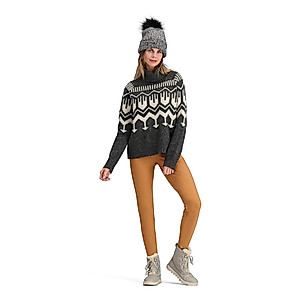 Obermeyer Willow Turtleneck Sweater Basalt LG