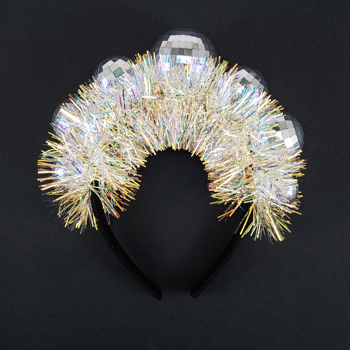 HYXITVCG Disco Ball Headband for Women Vintage Disco Headband for Women Disco Outfits Accessories
