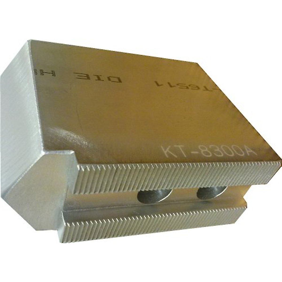 USST KT-8300AP Alum T6061 Pointed Soft Chuck Jaws for 8" CNC Lathe Chucks, 3" Tall (Set of 3 Pieces)