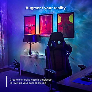 BlissLights Sky Lite Evolve - Star Projector, Galaxy Projector, LED Nebula Lighting, WiFi App, for Meditation, Relaxation, Gaming Room, Home Theater, and Bedroom Night Light Gift (Green Stars)