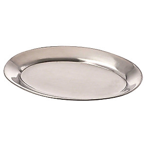 Browne 10-1/2" x 7" Aluminum Steak Platter