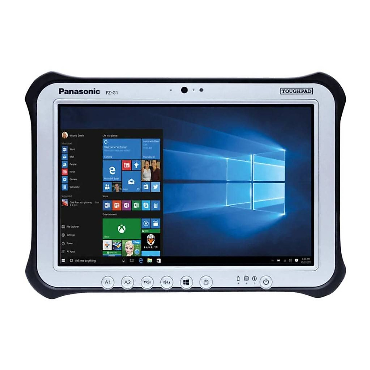 Panasonic Toughpad FZ-G1 Intel Core i5-5300U 2.30GHz, 10.1" WUXGA Gloved Multi Touch + Digitizer LCD, Win 10 Pro, 256GB SSD, 8GB, 4G LTE, Long Life Battery (Renewed)