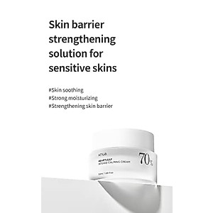 ANUA Heartleaf 70 Intense Calming Cream with Ceramide, Panthenol, Heartleaf extract, Korean Skin care - (50ml /1.69Fl. Oz)