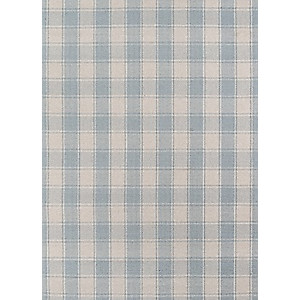 Erin Gates by Momeni Marlborough Charles Light Blue Hand Woven Wool Area Rug 8' X 10'
