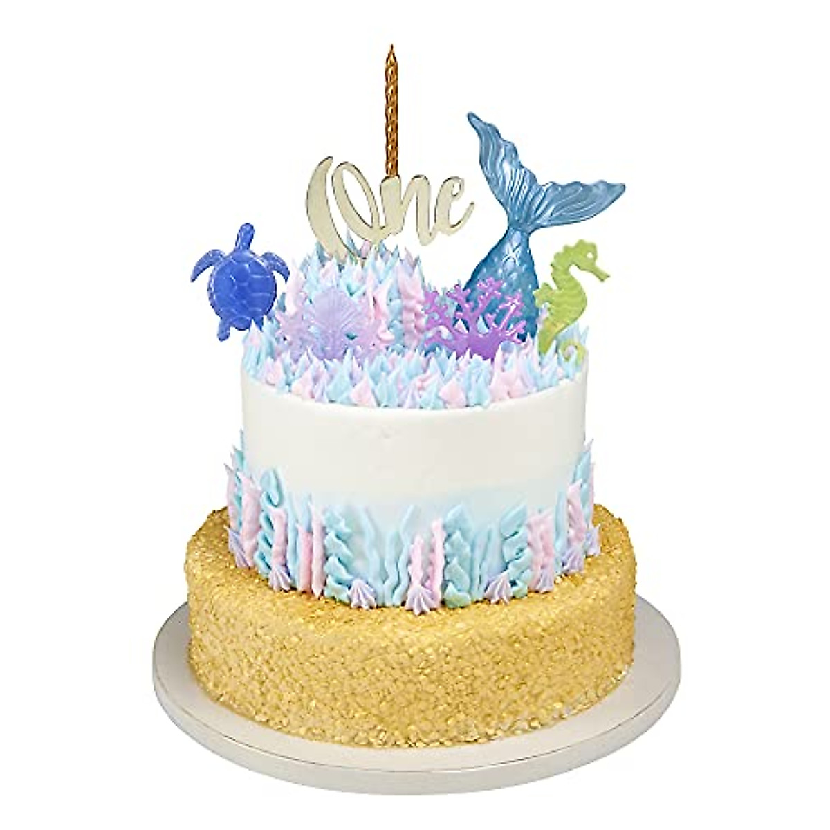 DecoPac Mystical Mermaid DecoSet Cake Topper, 1 SET, Mulitple