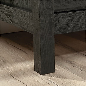 Sauder Cottage Road 6-Drawer Bedroom Dresser in Raven Oak, Raven Oak Finish