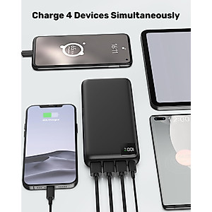 SOARAISE Power Bank 27000mAh Portable Charger 22.5W Fast Charging Phone Charger USB C in & Out PD External Battery Pack for iPhone, Android