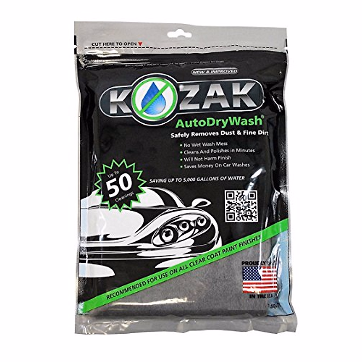 Kozak 1050 Auto Dry Wash Cloth Pack of 2