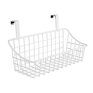 Spectrum Diversified Grid Storage Basket, Small, White