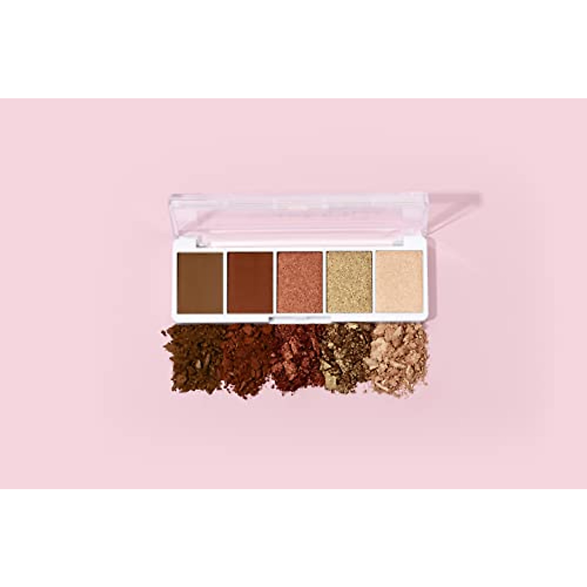 wet n wild Color Icon Eyeshadow Makeup 5 Pan Palette, Go Commando, Matte, Shimmer, Metallic, Long Wearing, Rich Buttery Pigment, Cruelty Free