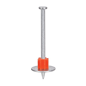 Ramset Powder Fastening Systems 1516SDC 2-1/2-Inch Washered Pins, 100 Pack