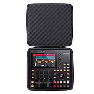 co2CREA Hard Case Compatible with Akai Professional MPC One+ MPC One Standalone Drum Machine Sampler MIDI Controller