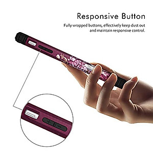 Hocase for iPhone 8 Plus Case, iPhone 7 Plus Case, Heavy Duty Shockproof Protection Hard Plastic+Silicone Rubber Hybrid Protective Case for iPhone 8 Plus/iPhone 7 Plus - Royal Purple Flowers