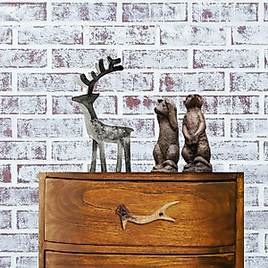 BestGiftEver Rustic Antler Pulls (Set of 2) 6 inch long in a pair for Cabinet Drawer Door - Cabin Lodge Decor