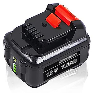 【Upgrade | 7.0AH】 TenHutt 12V Replacement Battery for Dewalt 12V MAX Cordless Power Tool DCB120 DCB123 DCB124 DCB127 Lithium-ion Battery