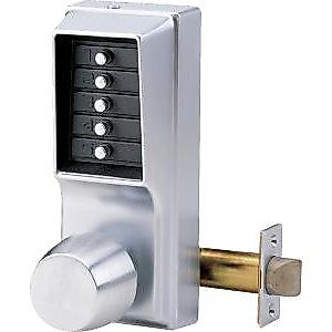 Kaba Simplex 1032-26D-41 Knob Mechanical Pushbutton Lock Passage