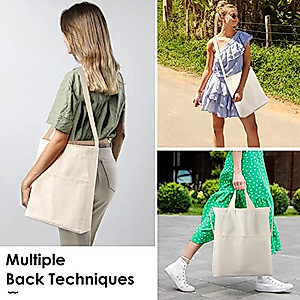 Lily queen Canvas Tote Bag for Women Aesthetic Shoulder Bags 2pcs