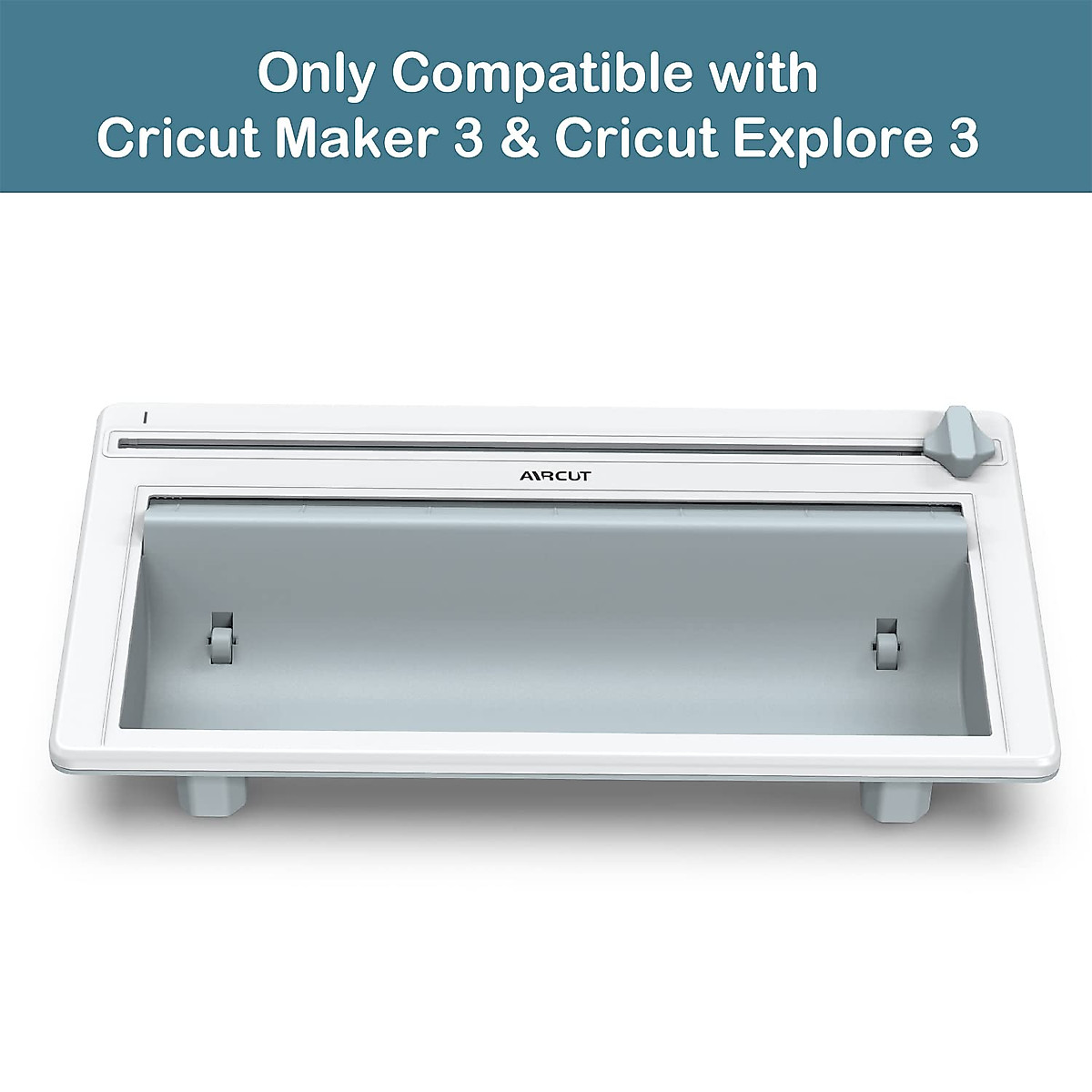 Roll Holder with Cutter Perfect for Smart Vinyl and Heat Transfer Iron On, Vinyl Roll Holder Compatible with Cricut Maker 3 and Explore 3