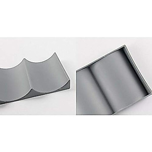 Creative Fridge Monkey Mat Refrigerator Organizer - Elegant and Modern Wine Rack Table Top Wine Storage Stacks Cans and Bottles for Easy Storage (Milky White)