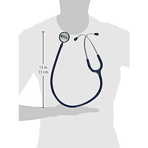 Prestige Medical Clinical Lite Stethoscope, Navy Blue, 3.8 Ounce