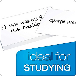 Oxford Blank Index Cards, 4" x 6", White (2 Pack)