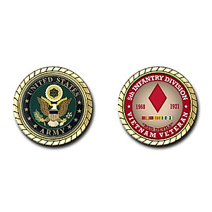 5th Infantry Division Vietnam Veteran Challenge Coin - Officially Licensed