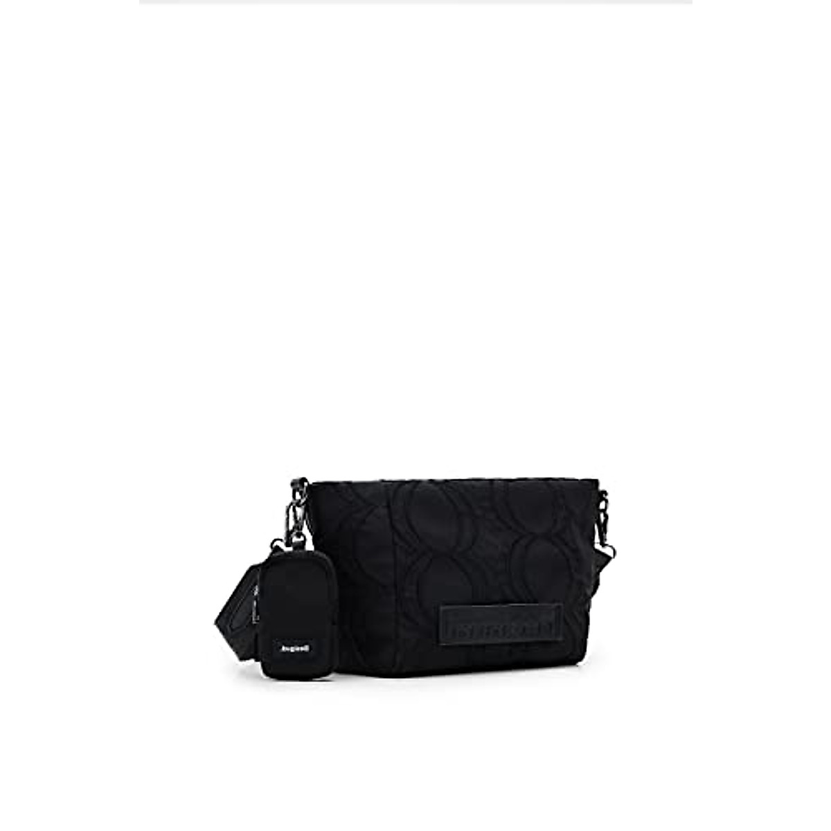 Desigual Accessories Fabric Across Body Bag, Black