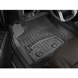 WeatherTech Custom Fit FloorLiners for Toyota Tacoma (Automatic) - 1st Row (4412991), Black