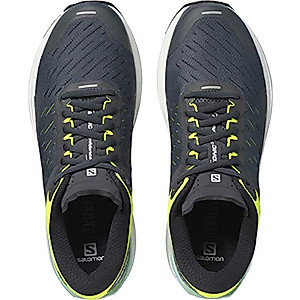 Salomon Sonic 3 Confidence Road Running Shoes for Men, Ebony/White/Safety Yellow, 7