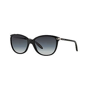 Ralph Sunglasses Black Frame, Grey Gradient Lenses, 57MM