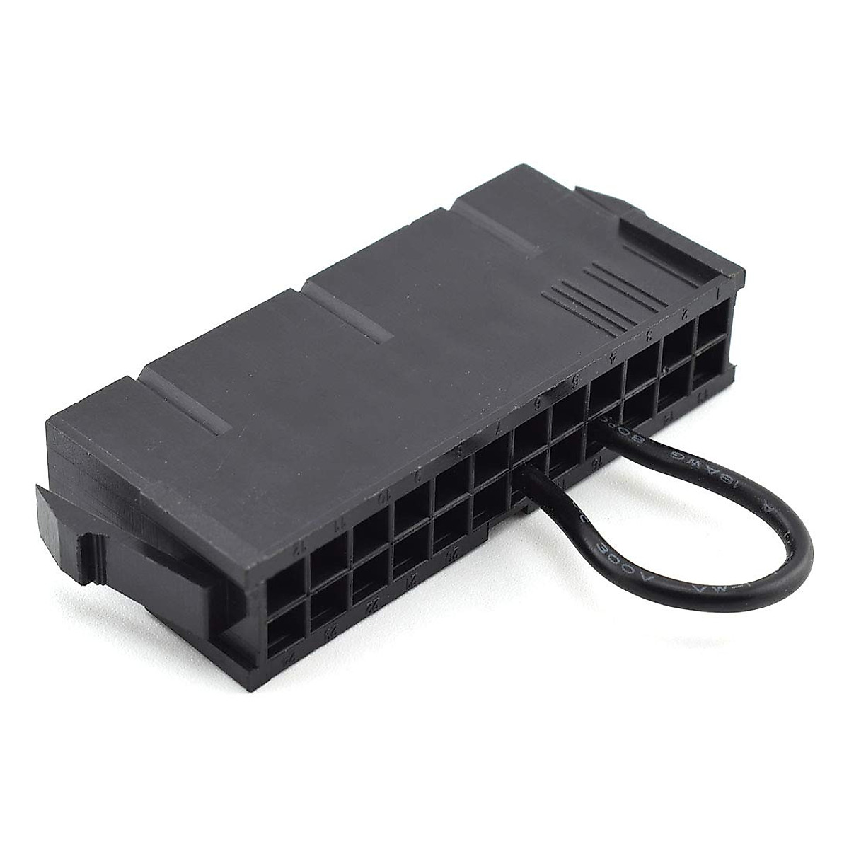 SDTC Tech 24-Pin ATX Power Supply Jumper Bridge Tool PSU Test Starter Without Being Plugged Into The Motherboard