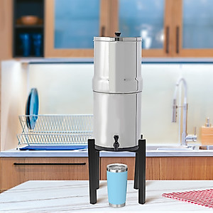 TonGass Adjustable Multi-use Countertop Stand Compatible with Berkey Water Filters Water Dispenser Stand Use for Berkey Water Filter System Replacement Countertop Water Filter Stand