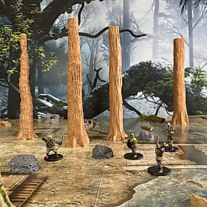 Extruded Gaming Towering Redwood Trees