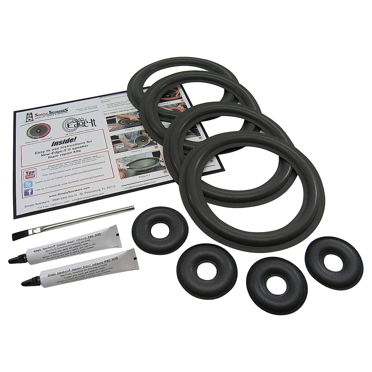 KEF Reference 104/2, 105/3 Complete System Speaker Repair Kit FSK-KEF104C