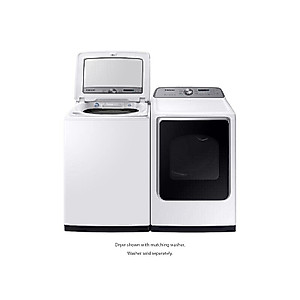 SAMSUNG 7.4 Cu. Ft. White Gas Dryer