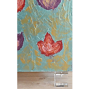 Osborne Cube Acrylic Furniture Foot (Set of Four), 3" H x 3" W, Acrylic Furniture Feet, Great for Contemporary and Modern Spaces, Perfect for Sofas, Chairs, Cabinets, Dressers and More