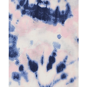 The Children's Place Baby Girls' and Toddler Short Sleeve Flutter Knit Shirts, Ruffle Floral/Aqua/Stripe 3-Pack, 4 Years