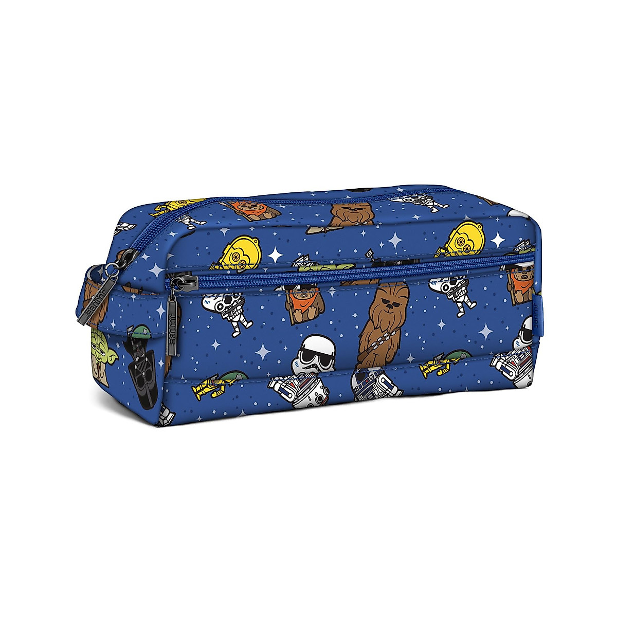 JuJuBe New! Be Dapper - STAR WARS™ Galaxy of Rivals, Train Case Makeup Bag, Cosmetic, Shaving or Toiletry Bag for Men and Women, Zippered Packing Organizer for Travel Diaper Bag Backpack