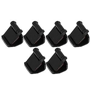 VILLCASE 6pcs Reptile Terrarium Covers Screen Clips, Anti- Escape Reptile Plastic Terrarium Buckle for Aquariums, 5.00X3.00X2.50cm/1.97X1.18X0.98in