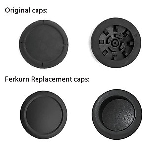 Ferkurn Joystick Replacement Cap Thumb Grip Compatible with Switch Joy-con Switch OLED& Switch Lite, Joycon Grip Button Stick Cover Controller 3D Analog Skin Replacement Part Repair Kit Accessories