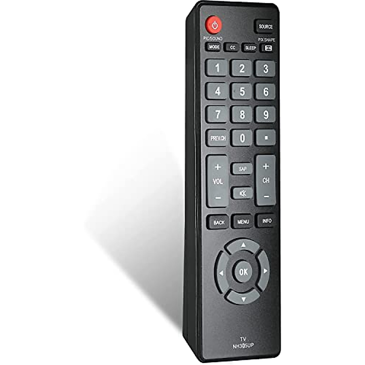 NH305UD Universal Remote Control Fit for Emerson TV Remote Control, for LCD HDTV TV
