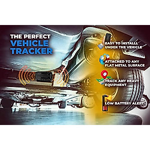 Magnetic GPS Tracker for Vehicles | Real-Time Car and Asset Tracking | Rechargeable Long-Life Battery (2-7 Months) | Global Coverage | Ideal for Teens, Elderly and Fleet Monitoring | Software Included